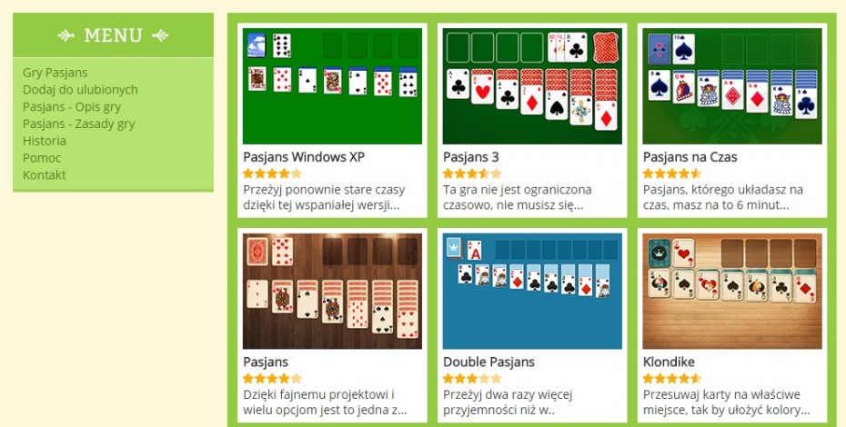 Klasyczny Pasjans Online, Solitaire, FreeCell na Windows 10