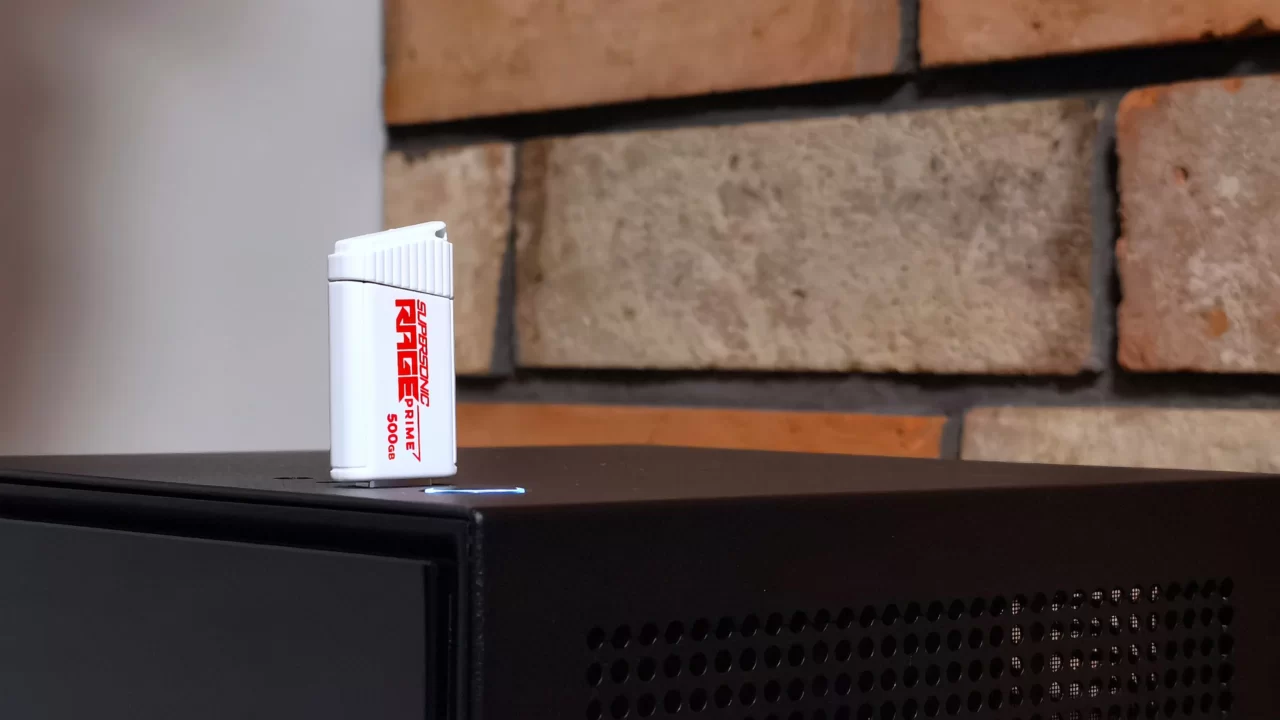 Test pendrive'a Patriot Supersonic Rage Prime 500 GB