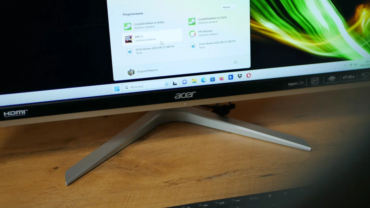 Komputer do zadań biurowych. Acer Aspire C24-1650 - recenzja