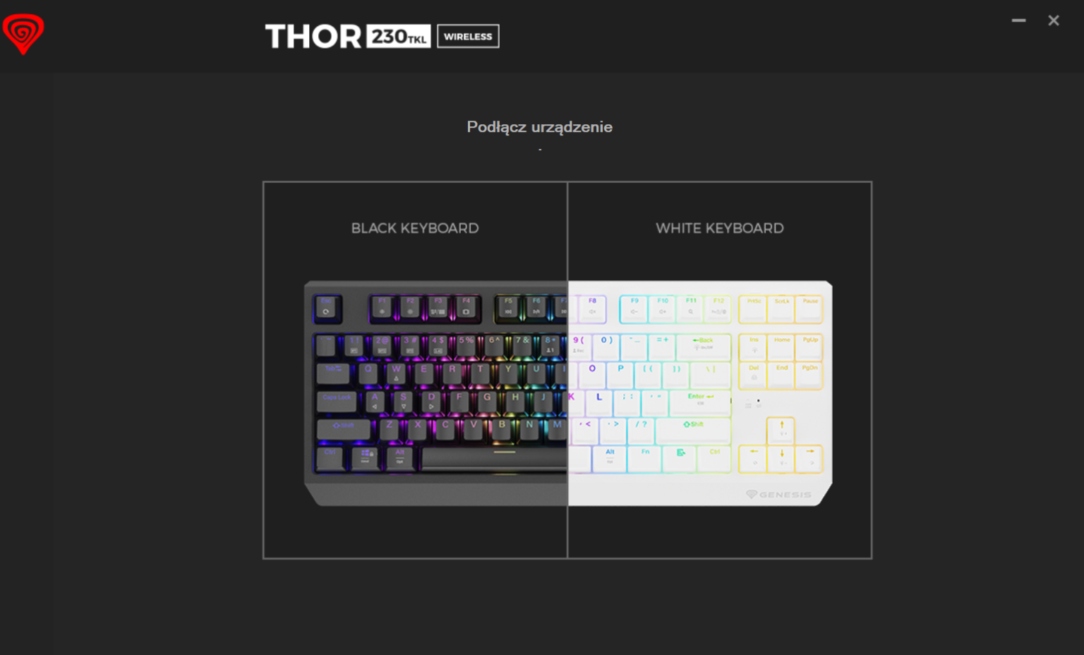 Recenzja Genesis Thor 230 TKL Wireless - Dwóch po dwóch